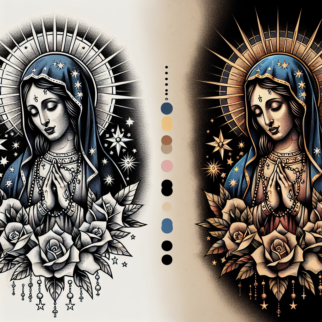 Best Mother Mary Tattoo Ideas | Vondy