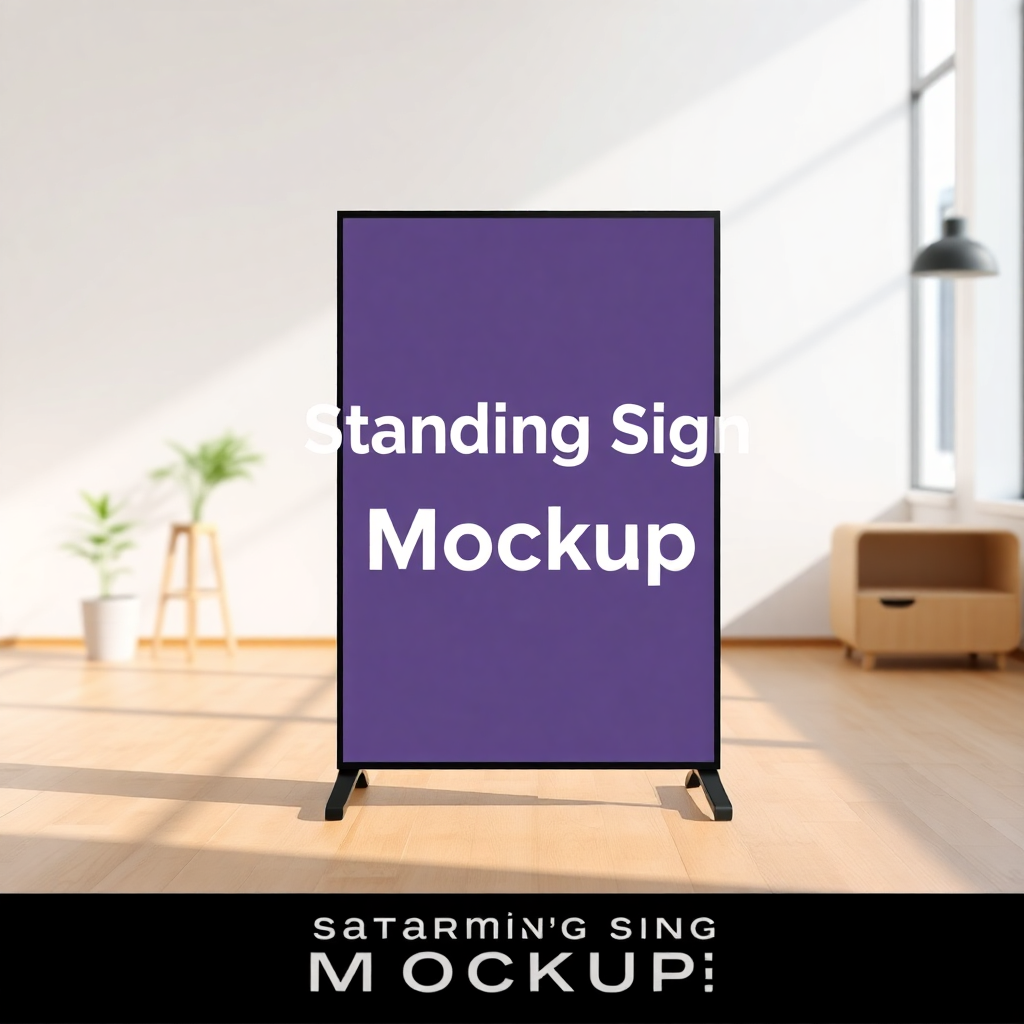 Best Standing Sign Mockup | Vondy