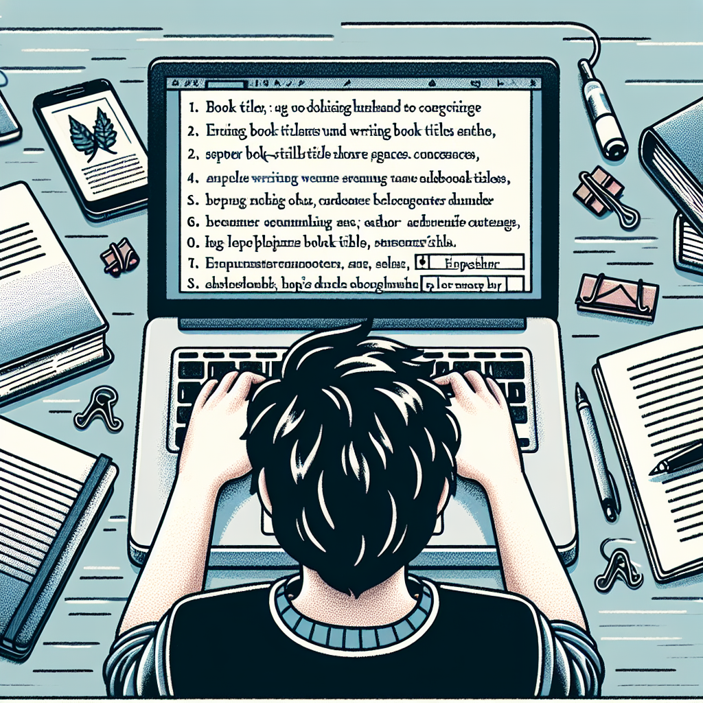 How To Write A Book Title And Author In A Sentence | Vondy