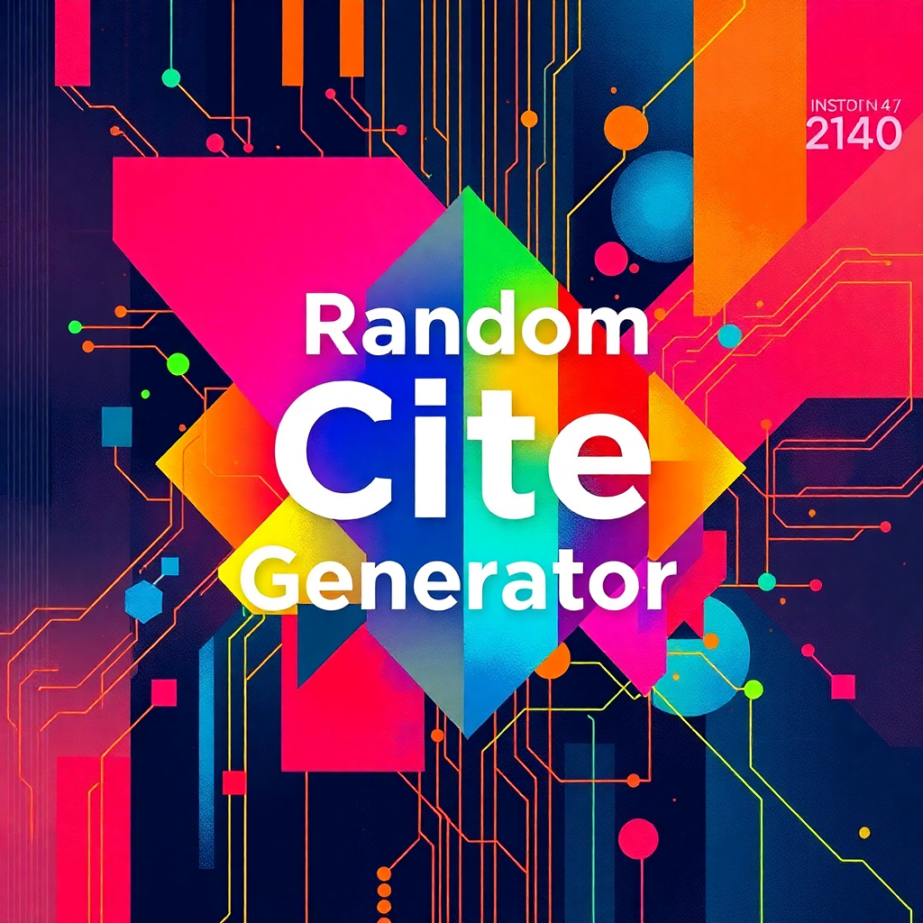 Best Random Cite Generator | Vondy