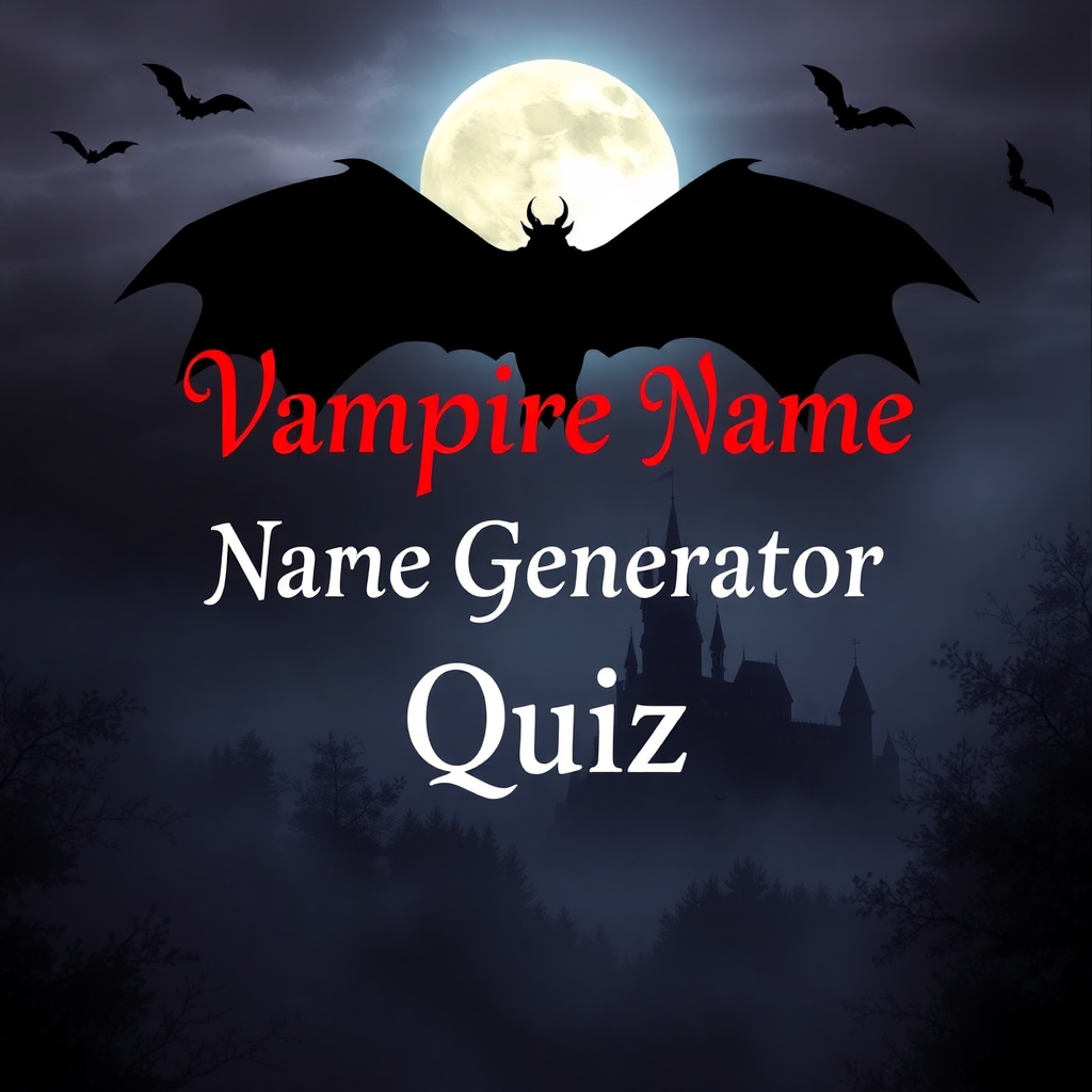 Best Vampire Name Generator Quiz | Vondy