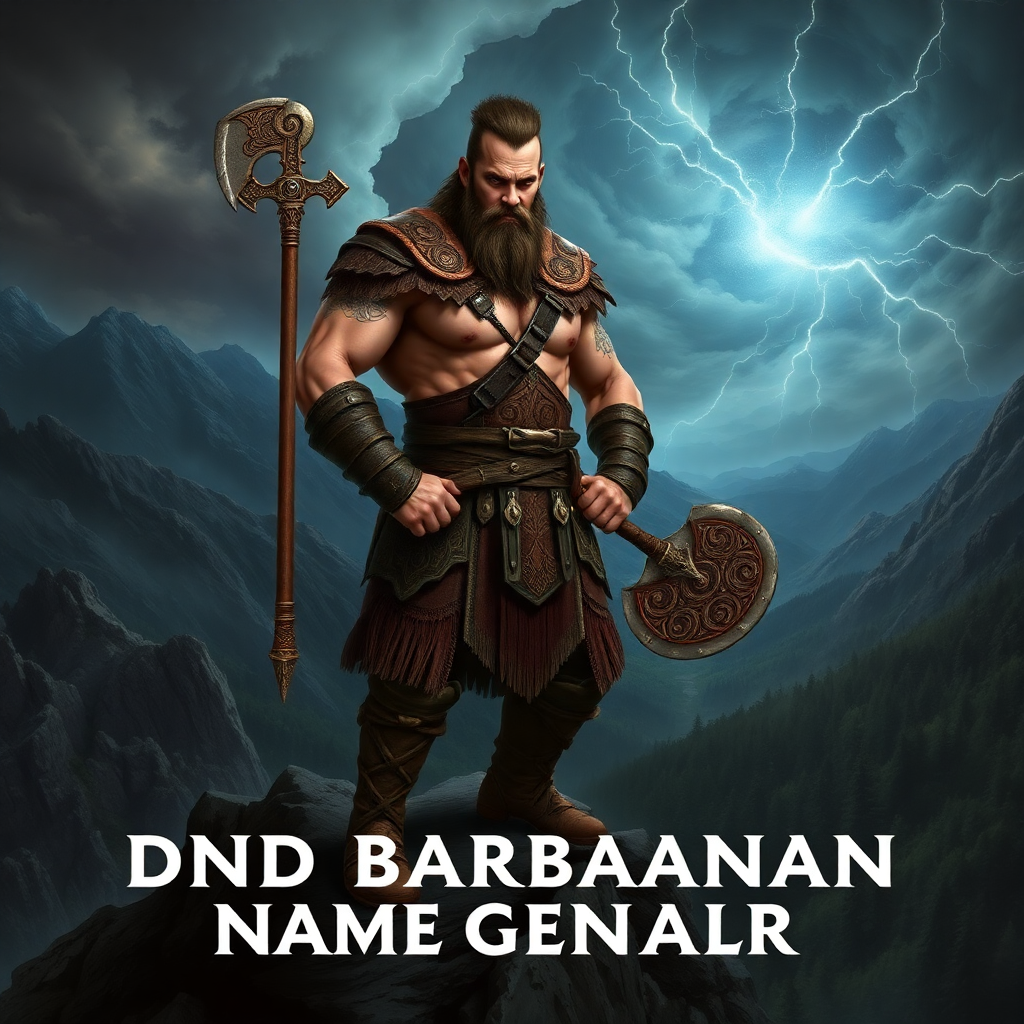 Best Dnd Barbarian Name Generator | Vondy