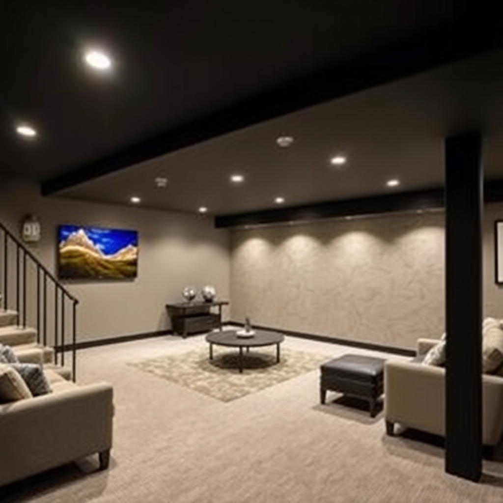 Best Large Basement Design Ideas | Vondy