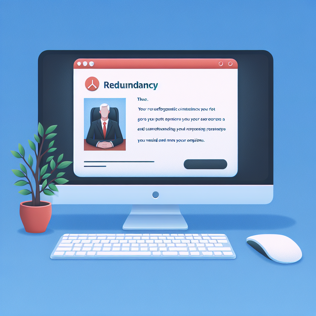 Best Redundancy Email Template | Vondy