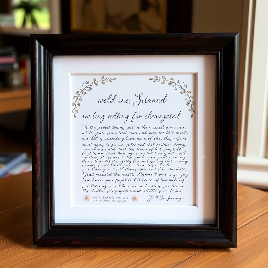 Best Wedding Vows Framed Ideas | Vondy