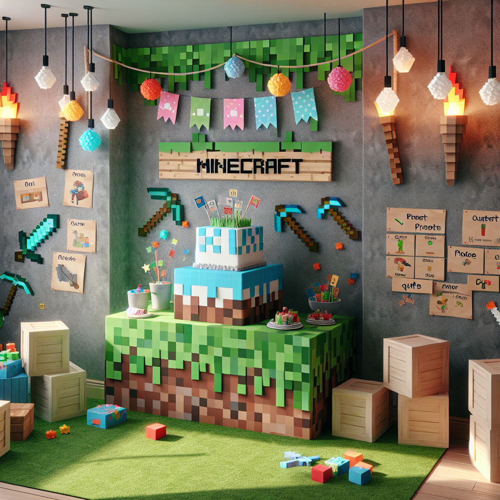 Best Minecraft Party Decoration Ideas | Vondy