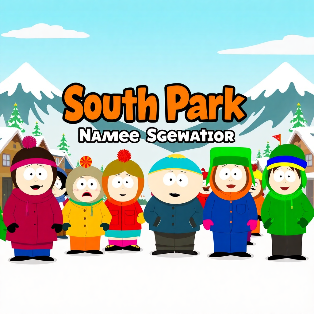 Best South Park Name Generator | Vondy