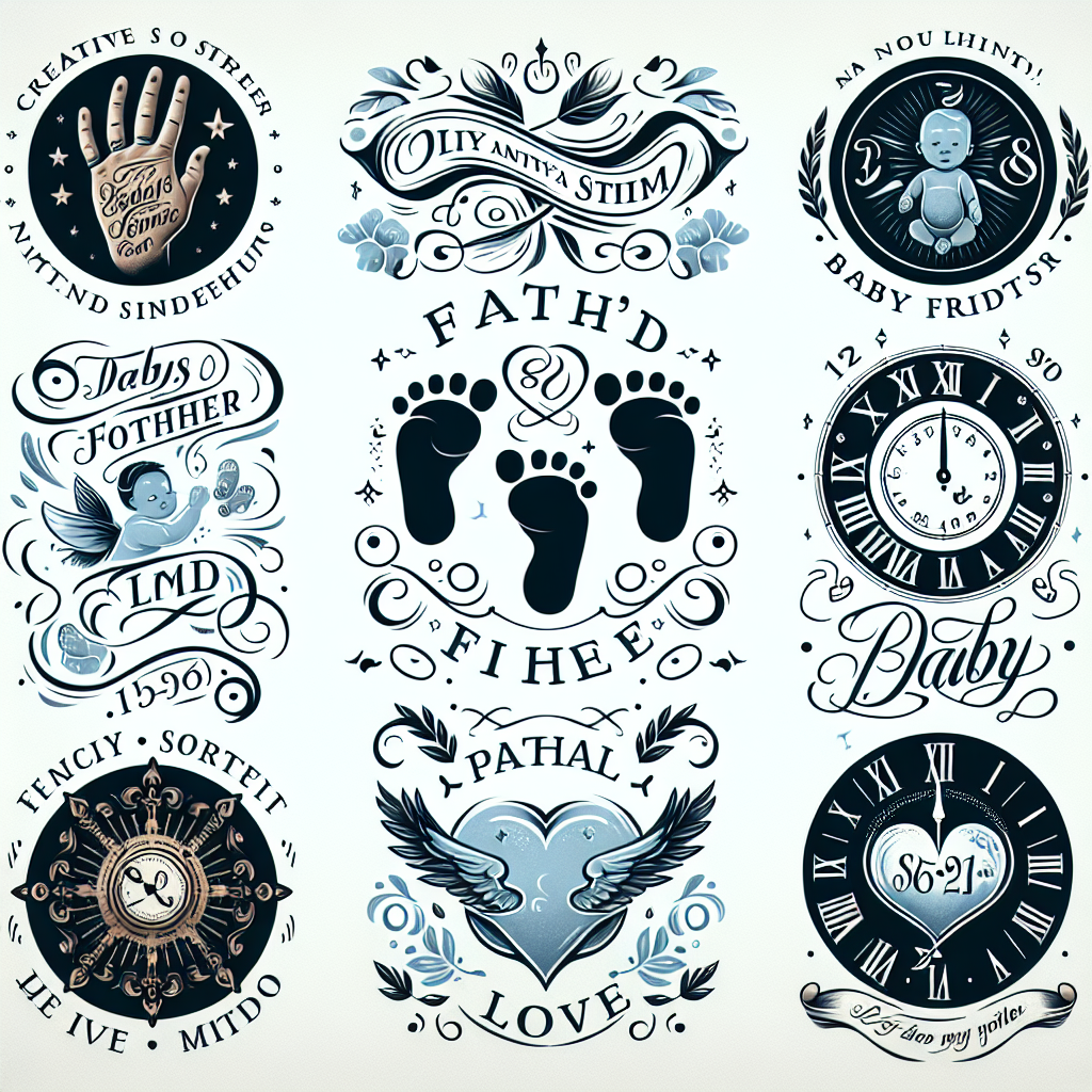 Creative Child Tattoos 8 Meaningful “Baby Tattoo” Design For