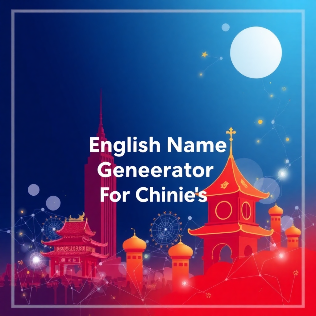 Best English Name Generator For Chinese | Vondy