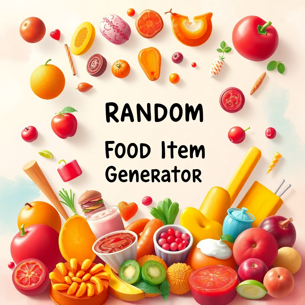 Best Random Food Item Generator | Vondy