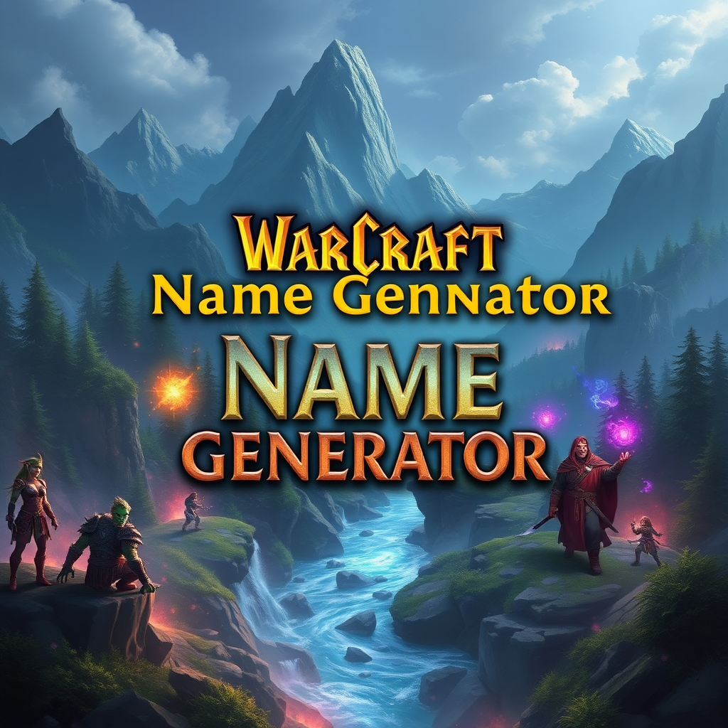 Best Warcraft Name Generator | Vondy
