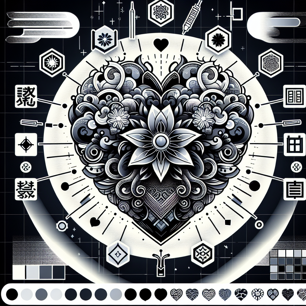 Best Neo-Japanese Heart Tattoo Generator | Vondy