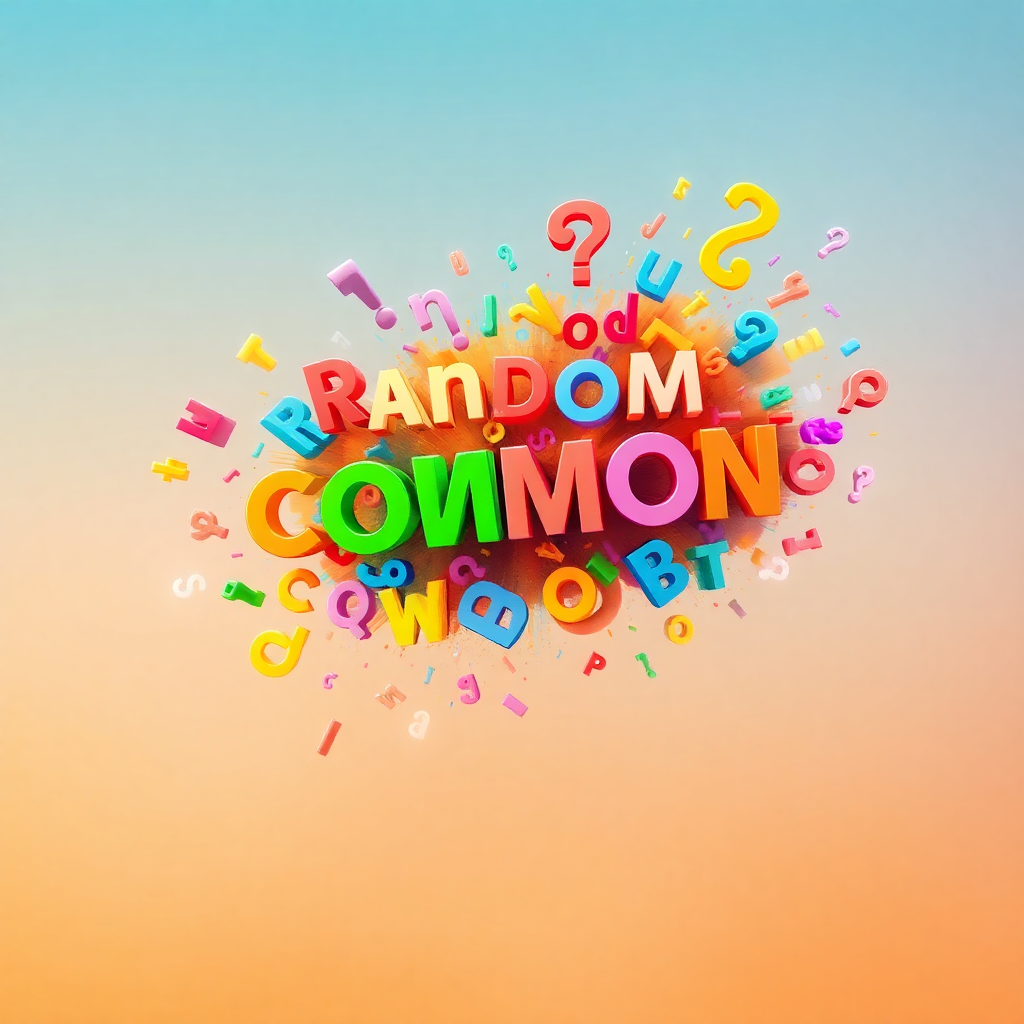 Best Random Common Word Generator | Vondy