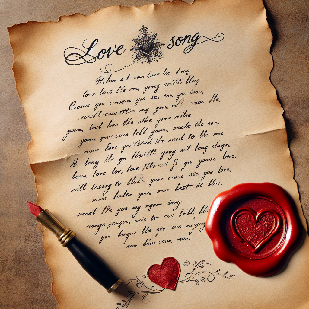 Best Love Song Lyrics Generator | Vondy