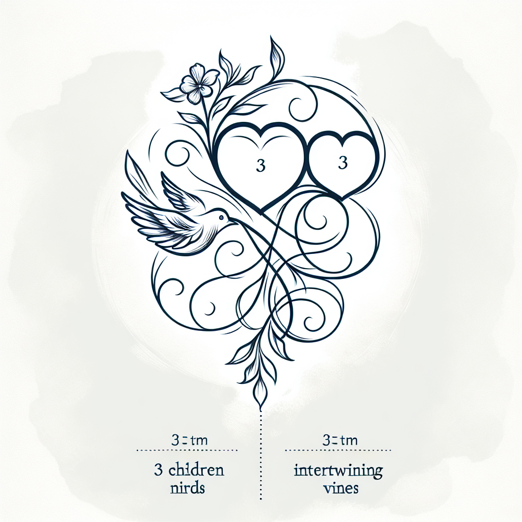 Best Mother Tattoo Ideas For 3 Children'S Names | Vondy