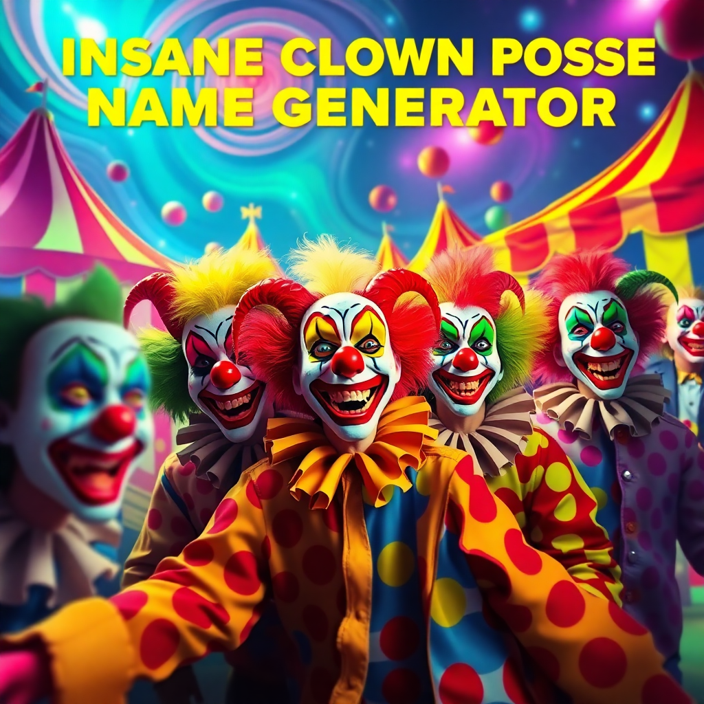 Best Insane Clown Posse Name Generator | Vondy