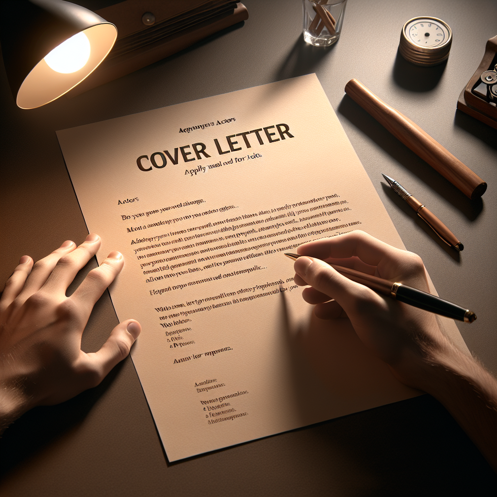 Best Actor Cover Letter Generator | Vondy