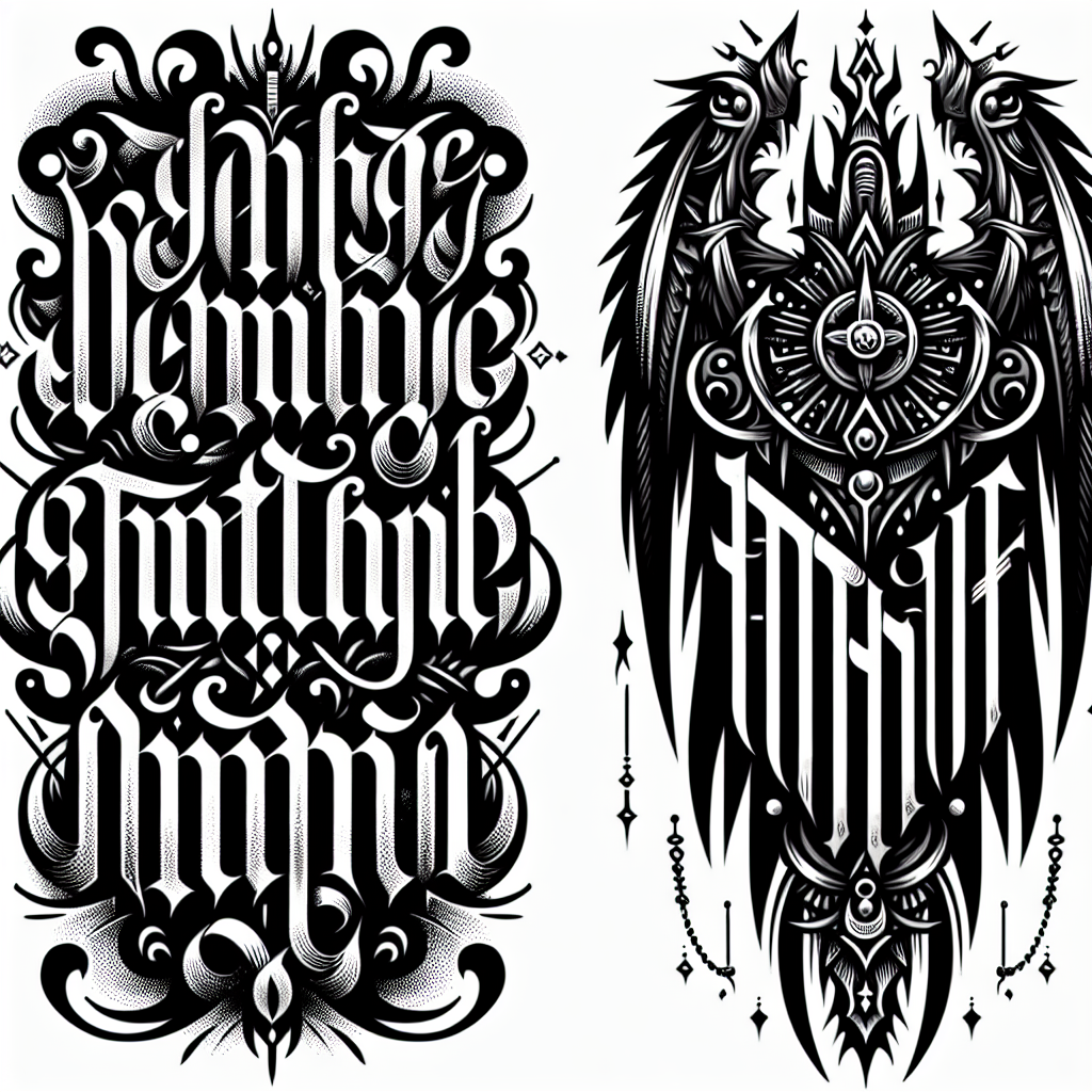 Best Gothic Love Tattoo Generator | Vondy