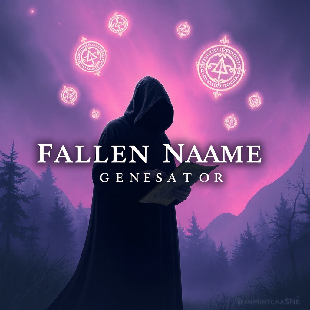 Best Fallen Name Generator | Vondy