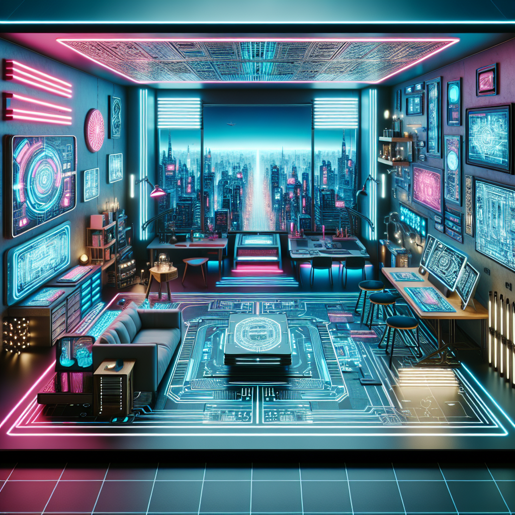 Best Cyberpunk Interior Design | Vondy