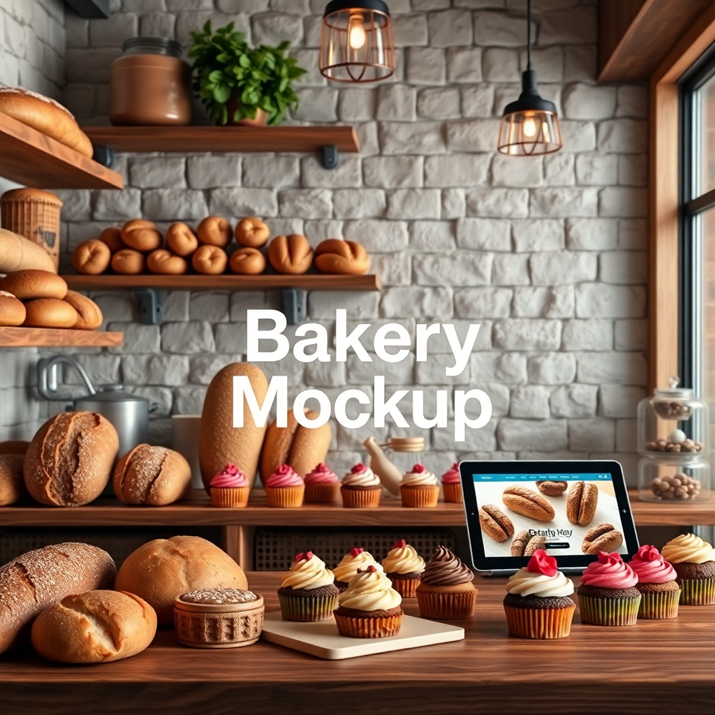 Best Bakery Mockup | Vondy