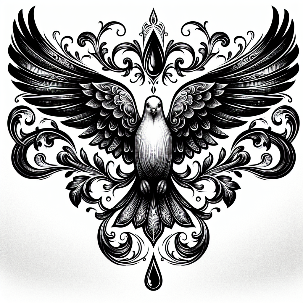 Best Gothic Dove Tattoo Generator | Vondy