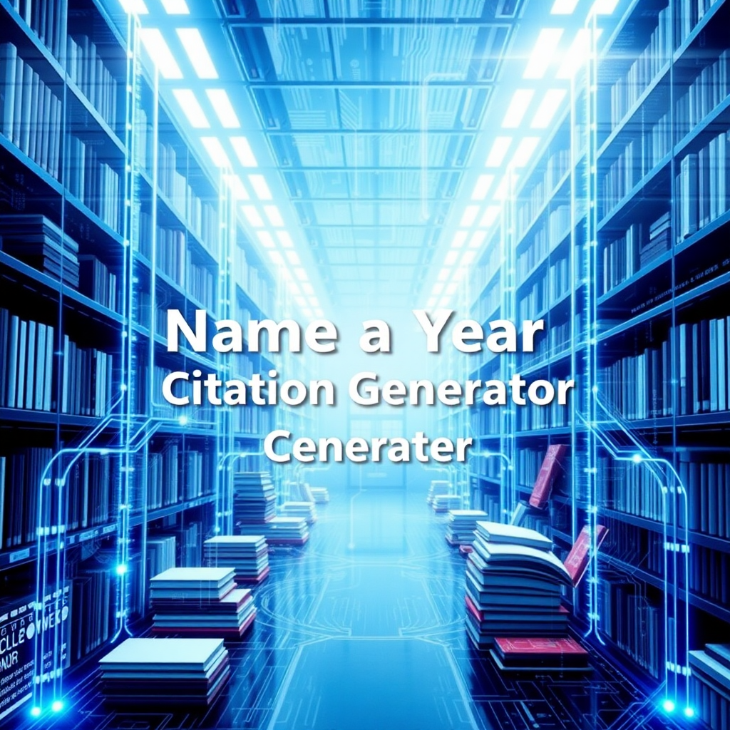 Best Name Year Citation Generator | Vondy