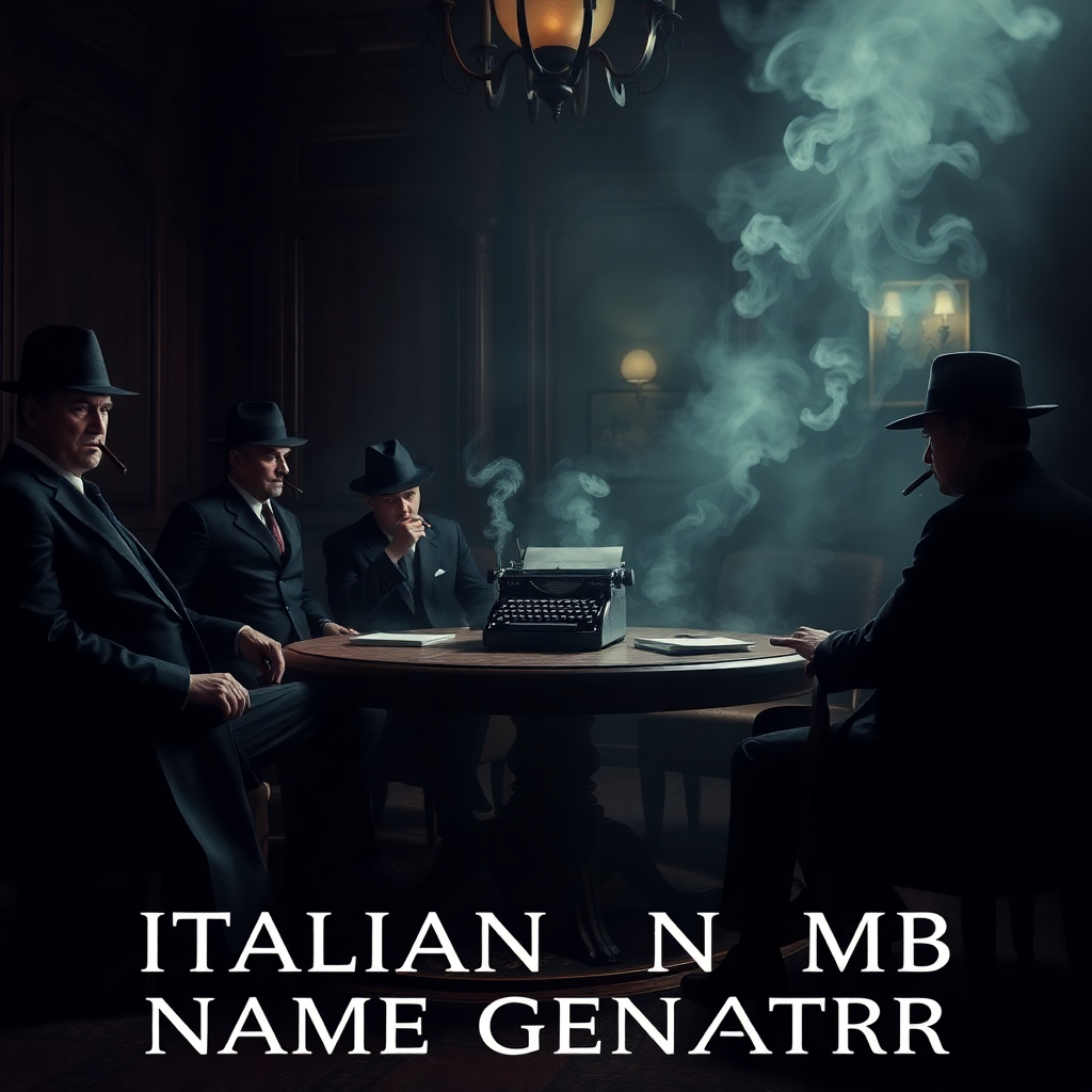 Best Italian Mob Name Generator | Vondy