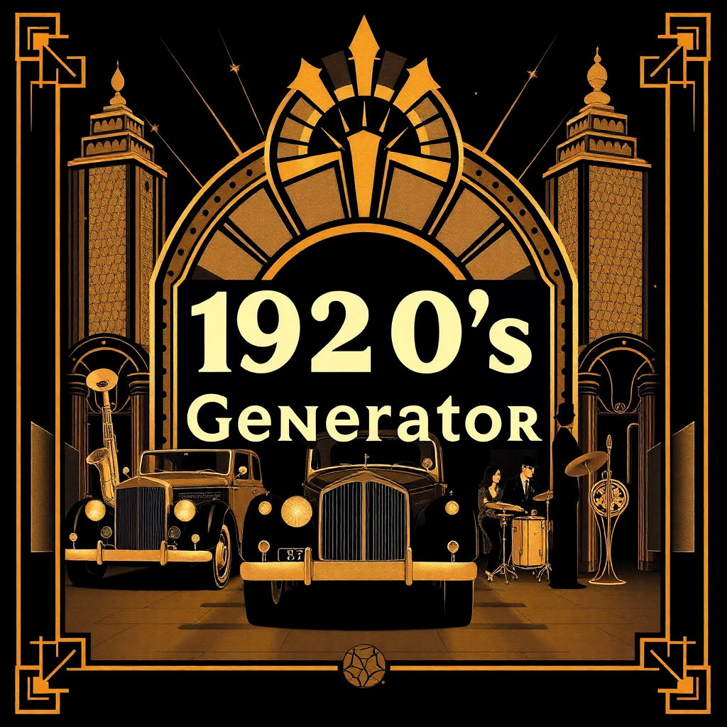 Best 1920'S Name Generator | Vondy