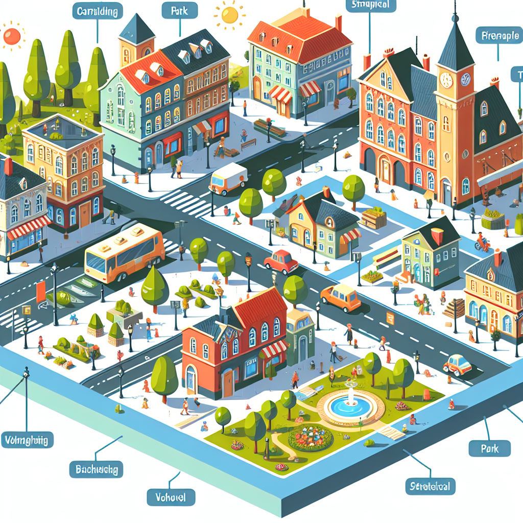 Best Cartoon Town Scene Generator | Vondy