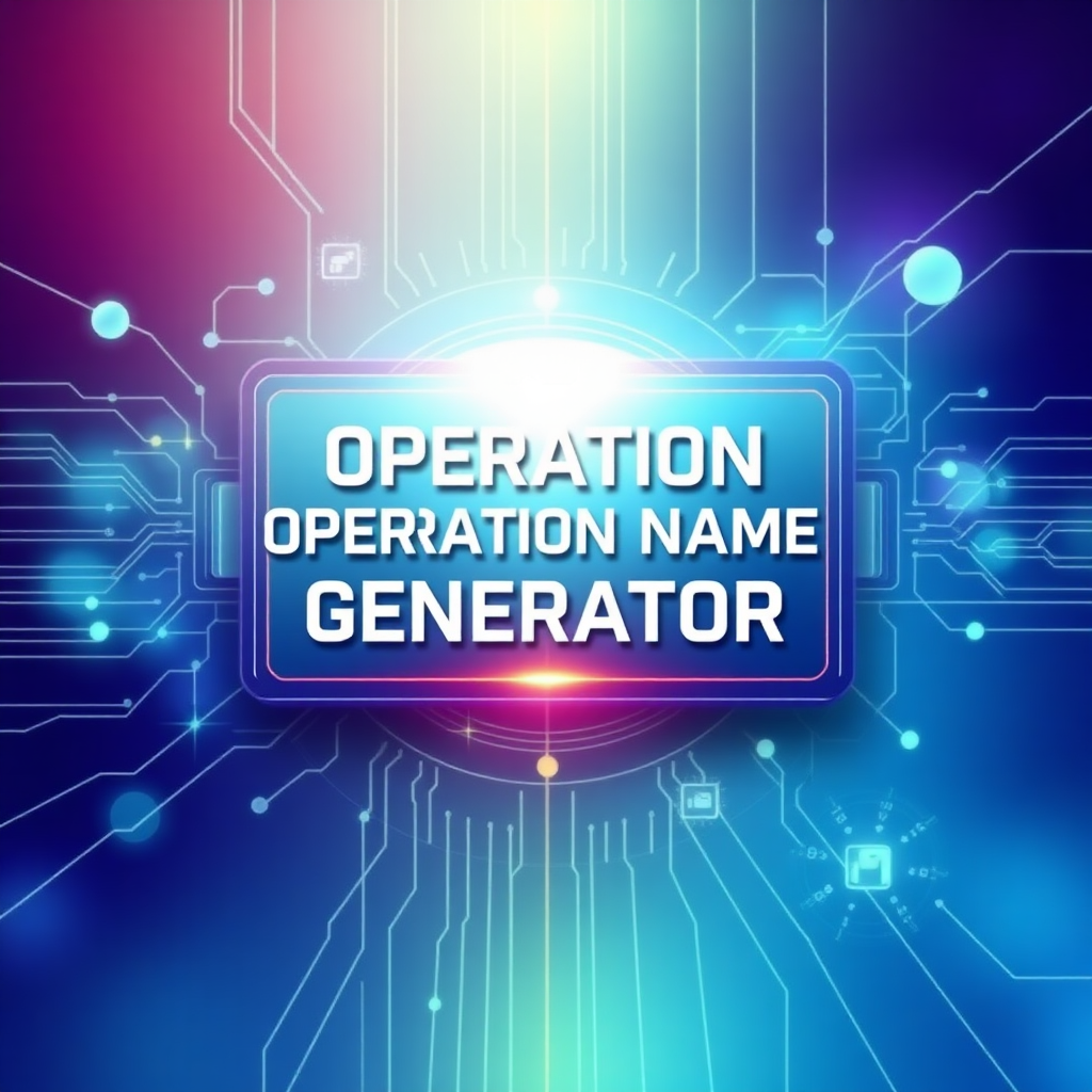 Best Operation Name Generator | Vondy