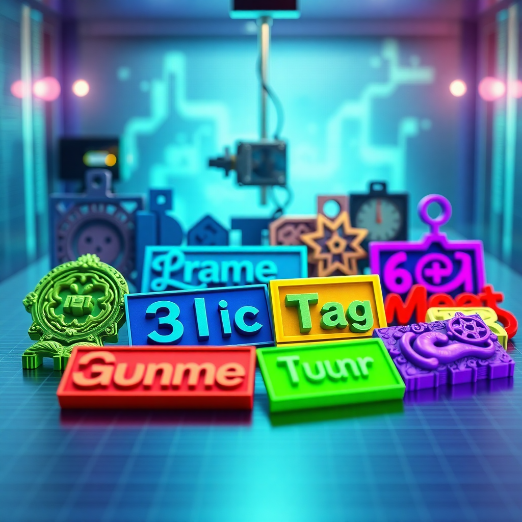 Best 3D Print Name Tag Generator | Vondy