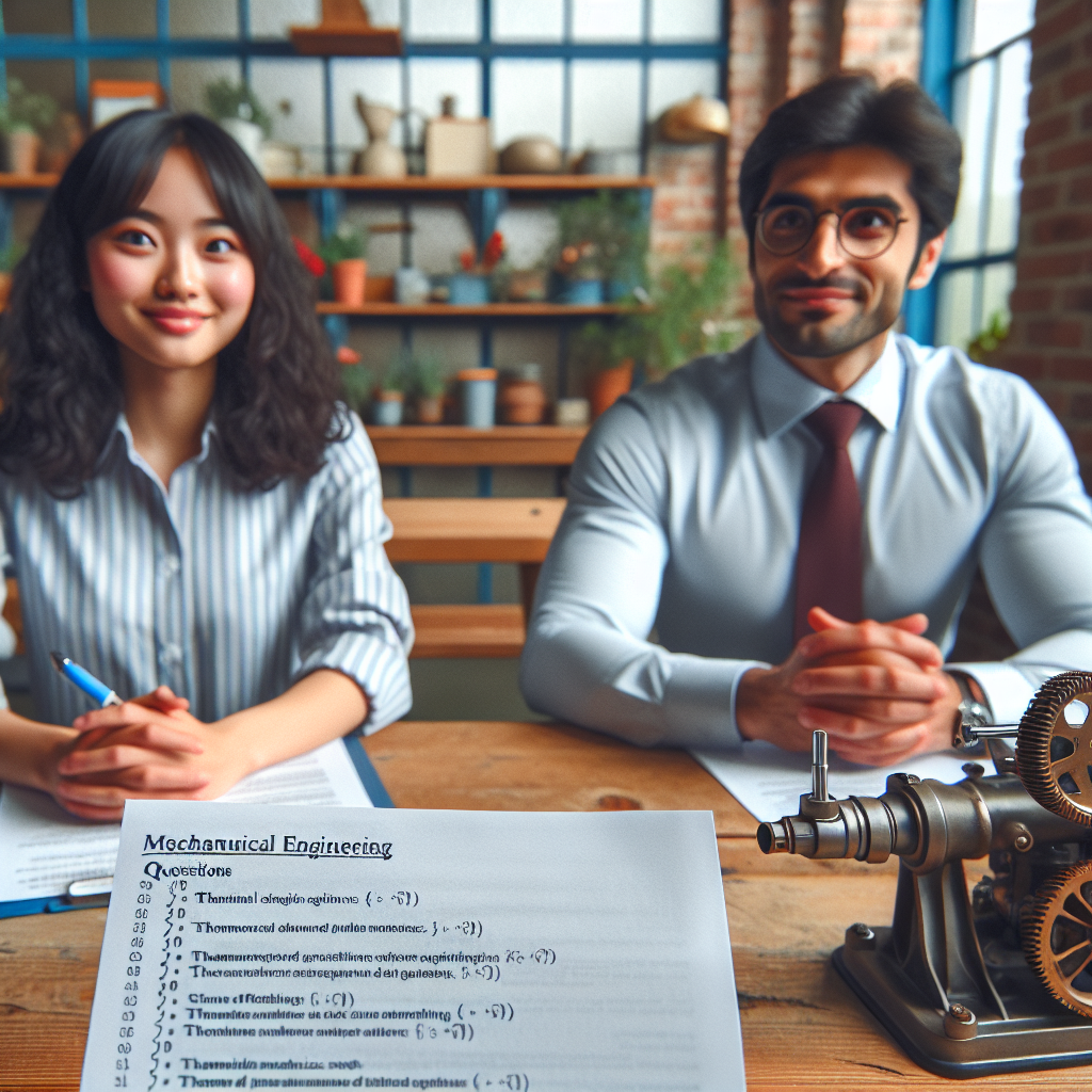 Best Mechanical Engineering Interview Question Generator | Vondy