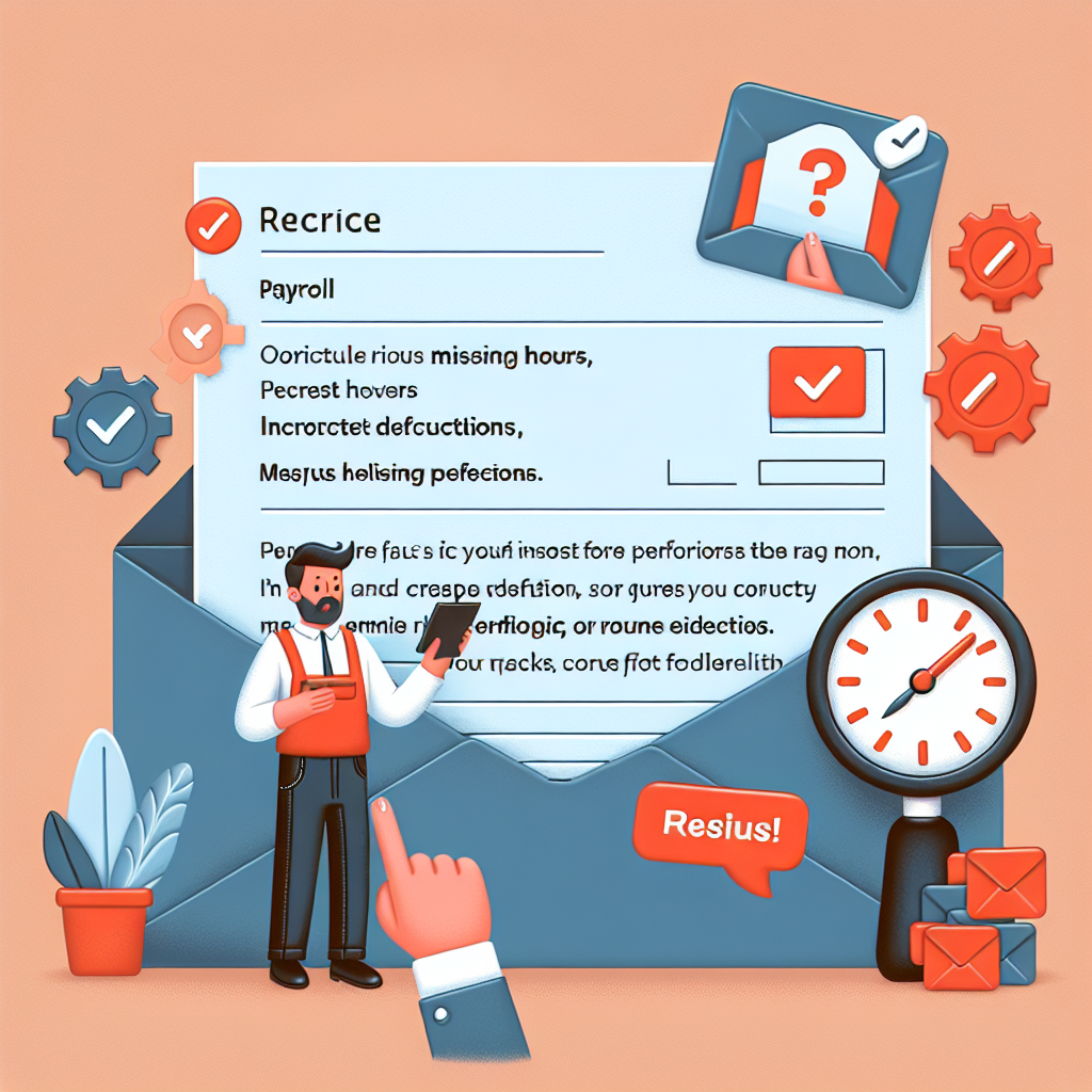 Best Payroll Error Email Template | Vondy