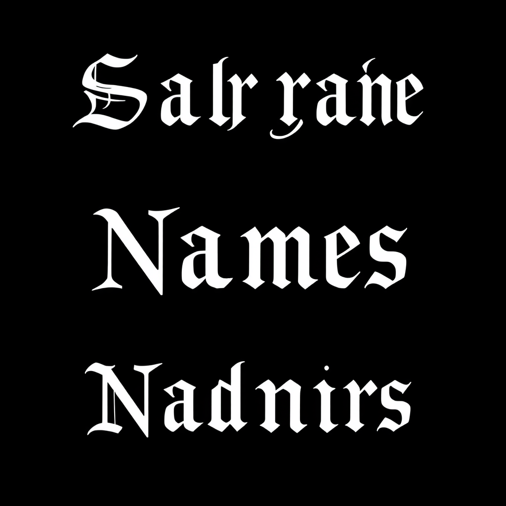 Best Dark Name Generator | Vondy