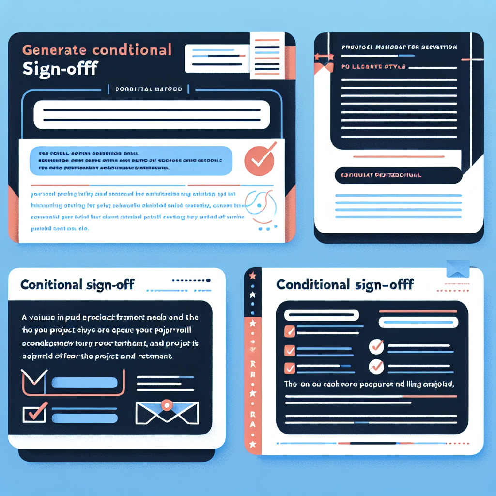 Best Conditional Sign Off Email Template | Vondy
