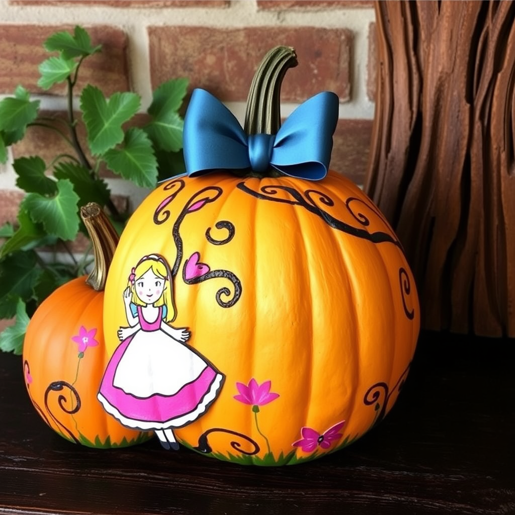Best Alice In Wonderland Pumpkin Painting Ideas | Vondy