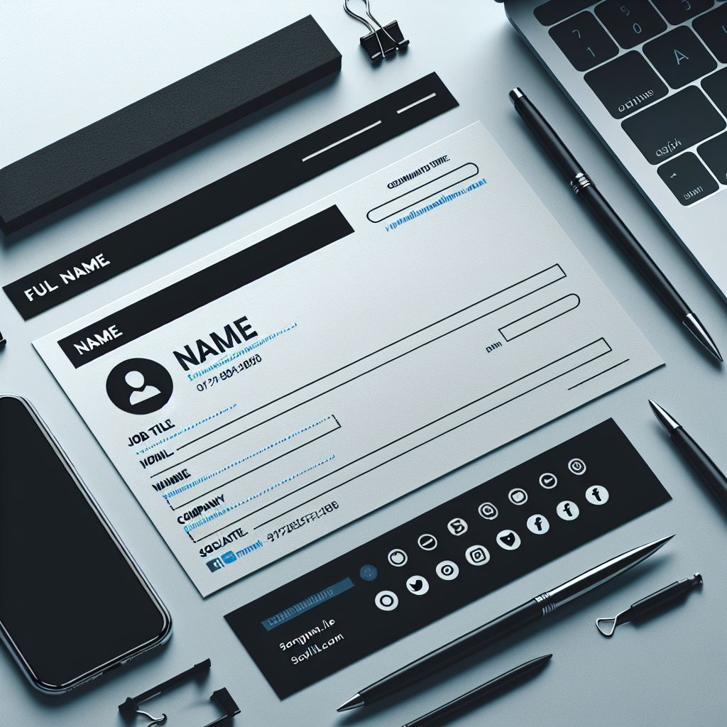 Best Email Signature Table Template | Vondy