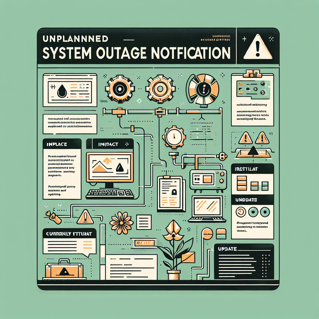 Best Unplanned Outage Email Notification Template | Vondy