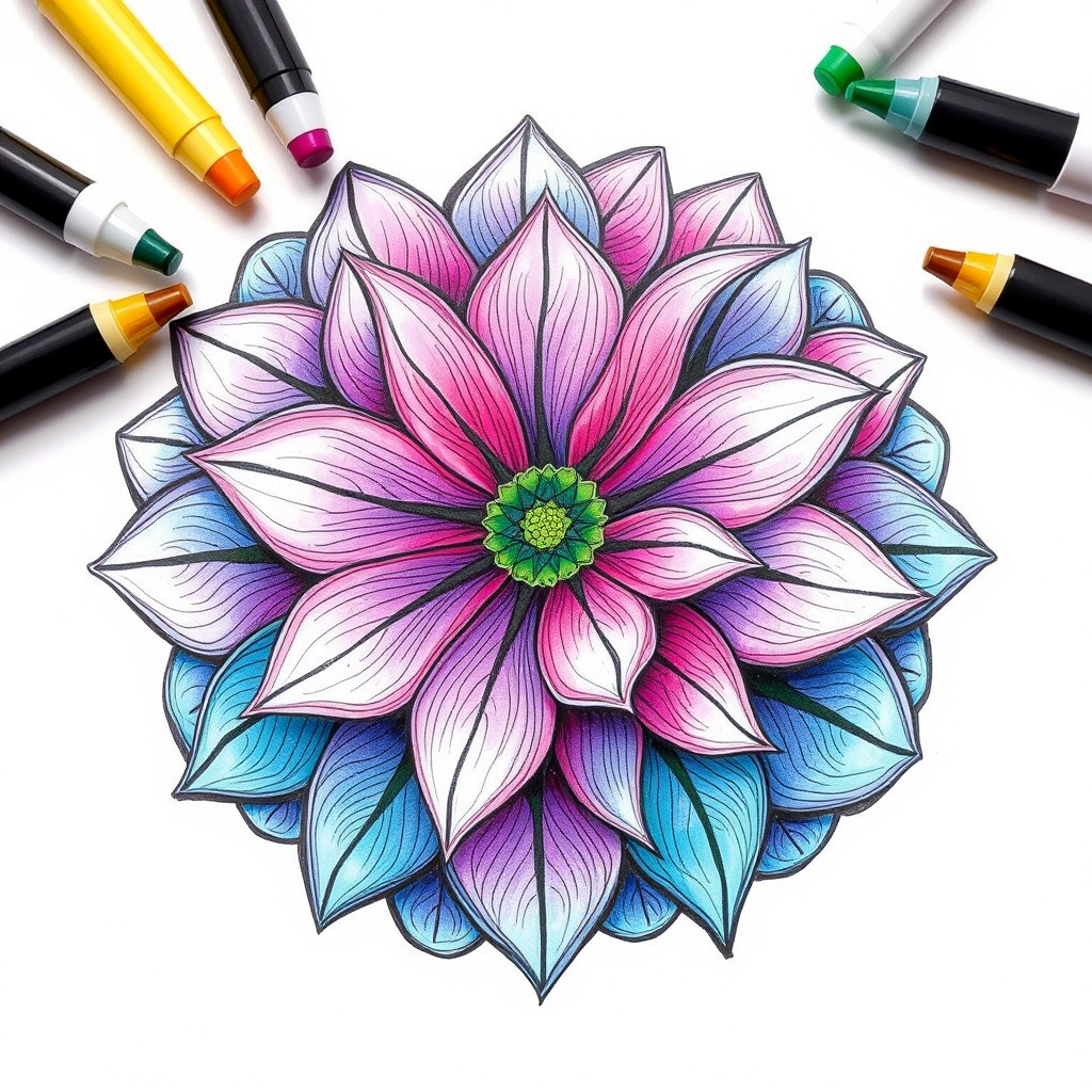 Cool Designs To Draw With Markers Cute Sketchbook Idea 💕