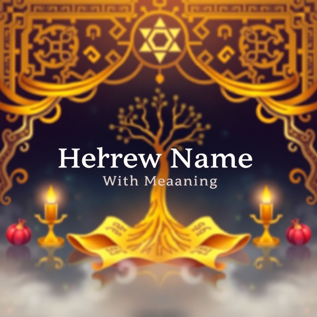 Best Hebrew Name Generator With Meaning | Vondy