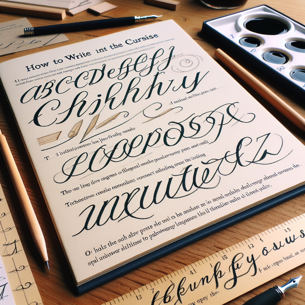 How To Write The Alphabet In Cursive | Vondy