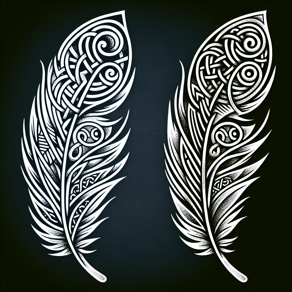 Best Celtic Feather Tattoo Generator | Vondy