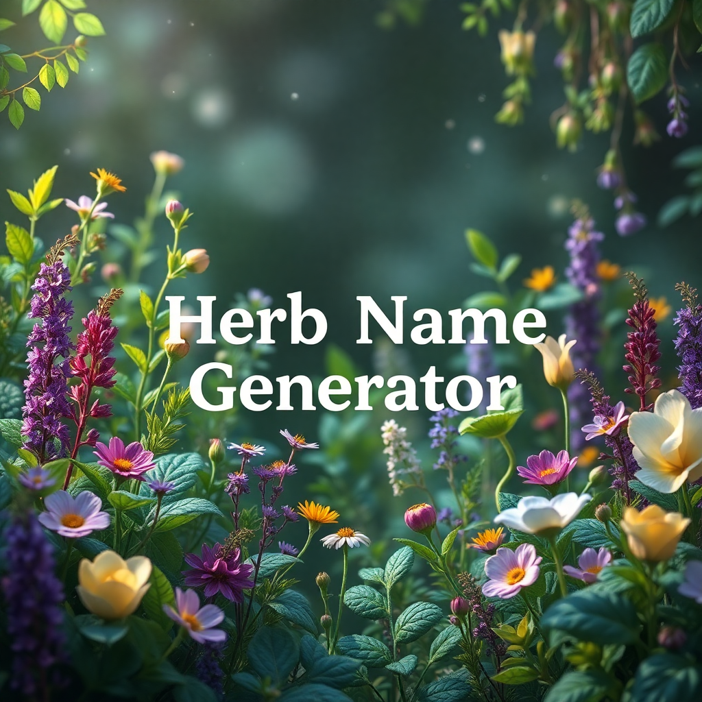 Best Herb Name Generator | Vondy