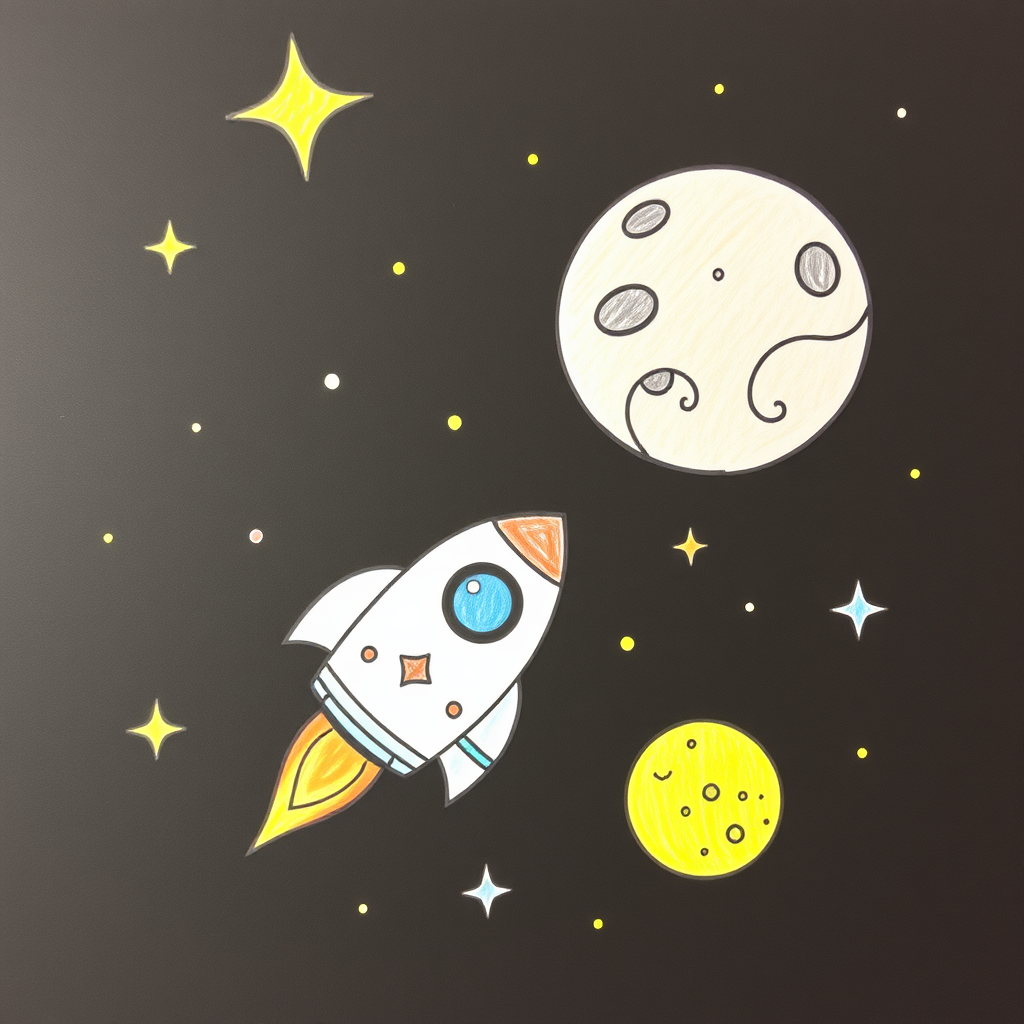 Best Cute Space Drawing Ideas | Vondy