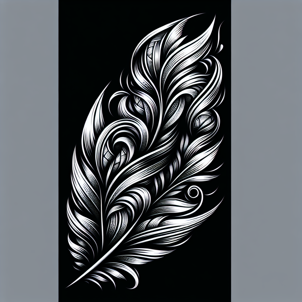 Best Anime Feather Tattoo Generator | Vondy