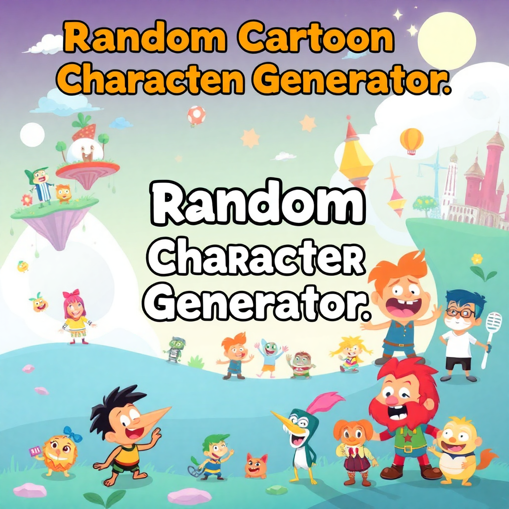 Best Random Cartoon Character Name Generator | Vondy
