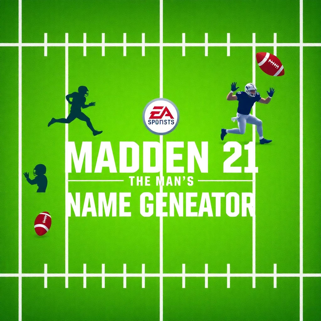 Best Madden 21 Name Generator | Vondy