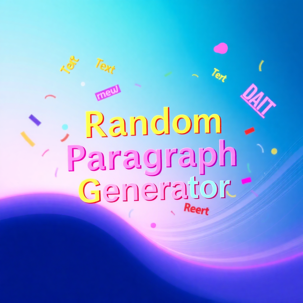 Best Random Paragraph Generator | Vondy