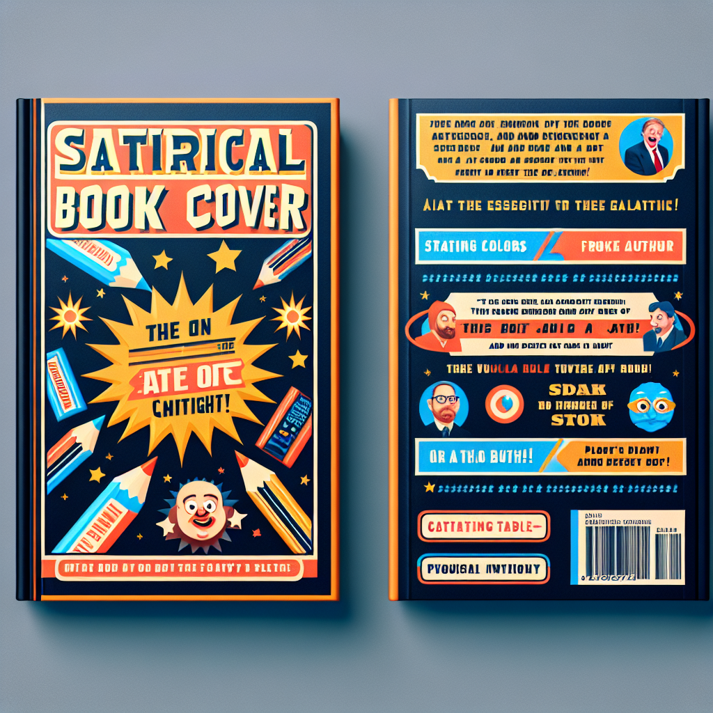 Best Satire Book Cover Generator | Vondy